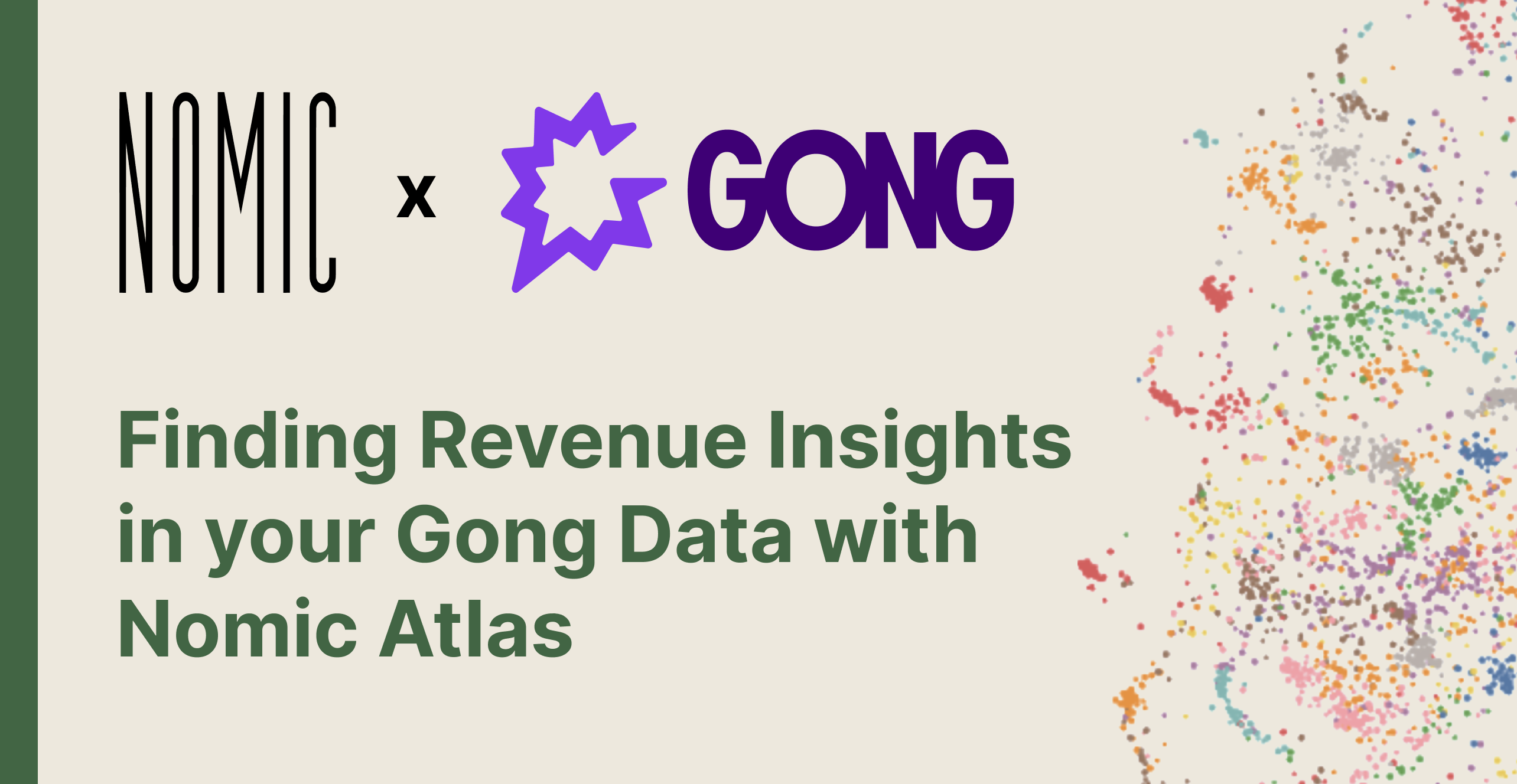 Nomic Blog: Finding Revenue Insights in your Gong Data with Nomic Atlas